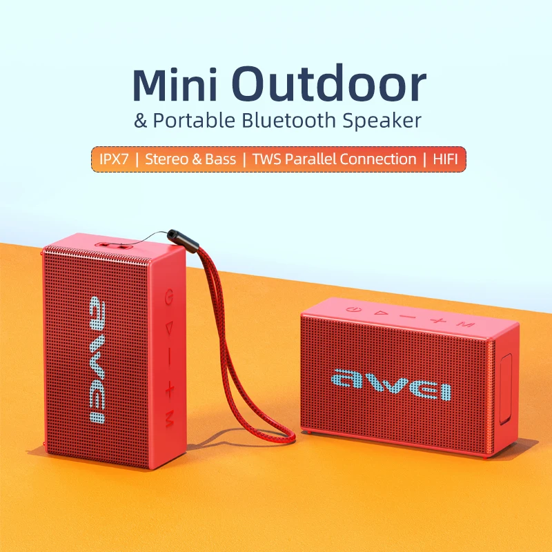 Awei Y665 Mini Radio Stereo Speaker Bluetooth High Power Waterproof ...