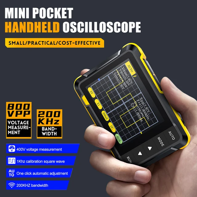 Fnirsi Dso152 Mini Kézi Digitális Oszcilloszkóp 2,5Msa/S 200Khz -Es ...