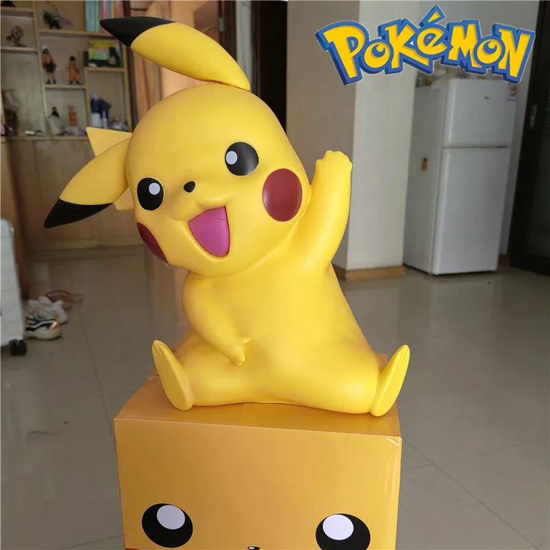 33cm Large Size Pokemon Pikachu Action Figure Anime Pocket Monster ...