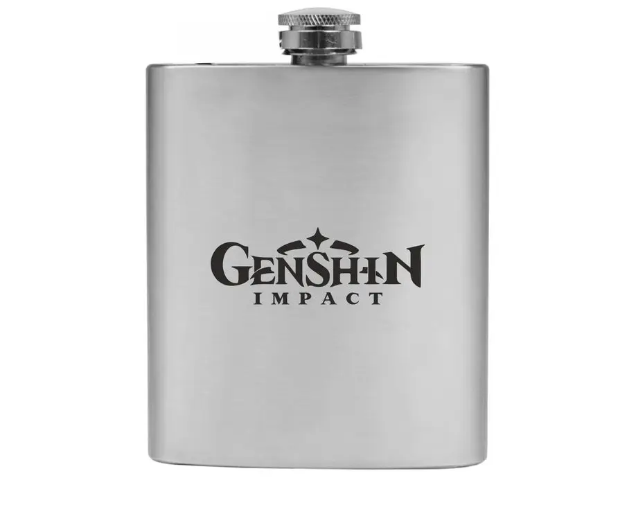 Metal flask Genshin impact No. 1|Hip Flasks| - AliExpress