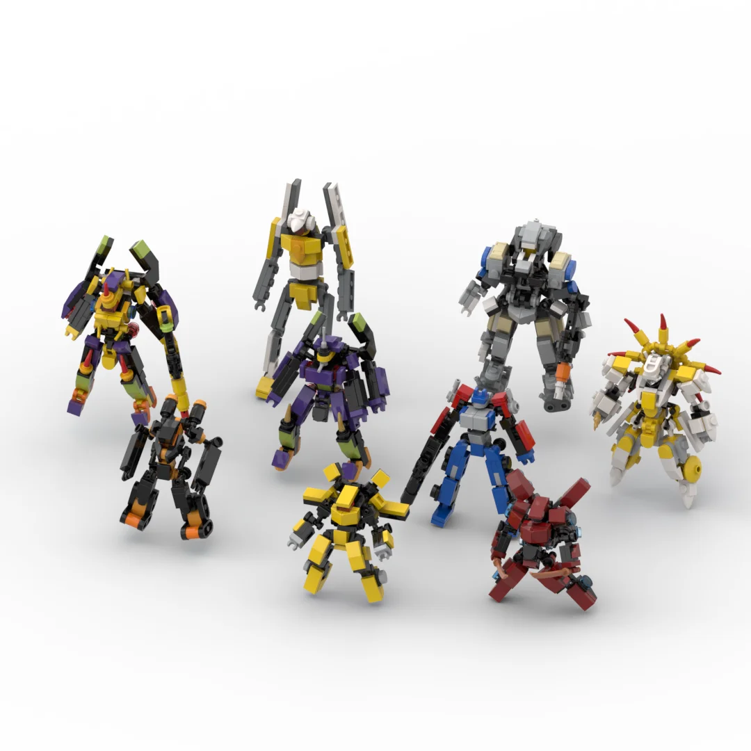 Original-Design-Mech-Warrior-Building-Blocks-MOC-small-mecha ...