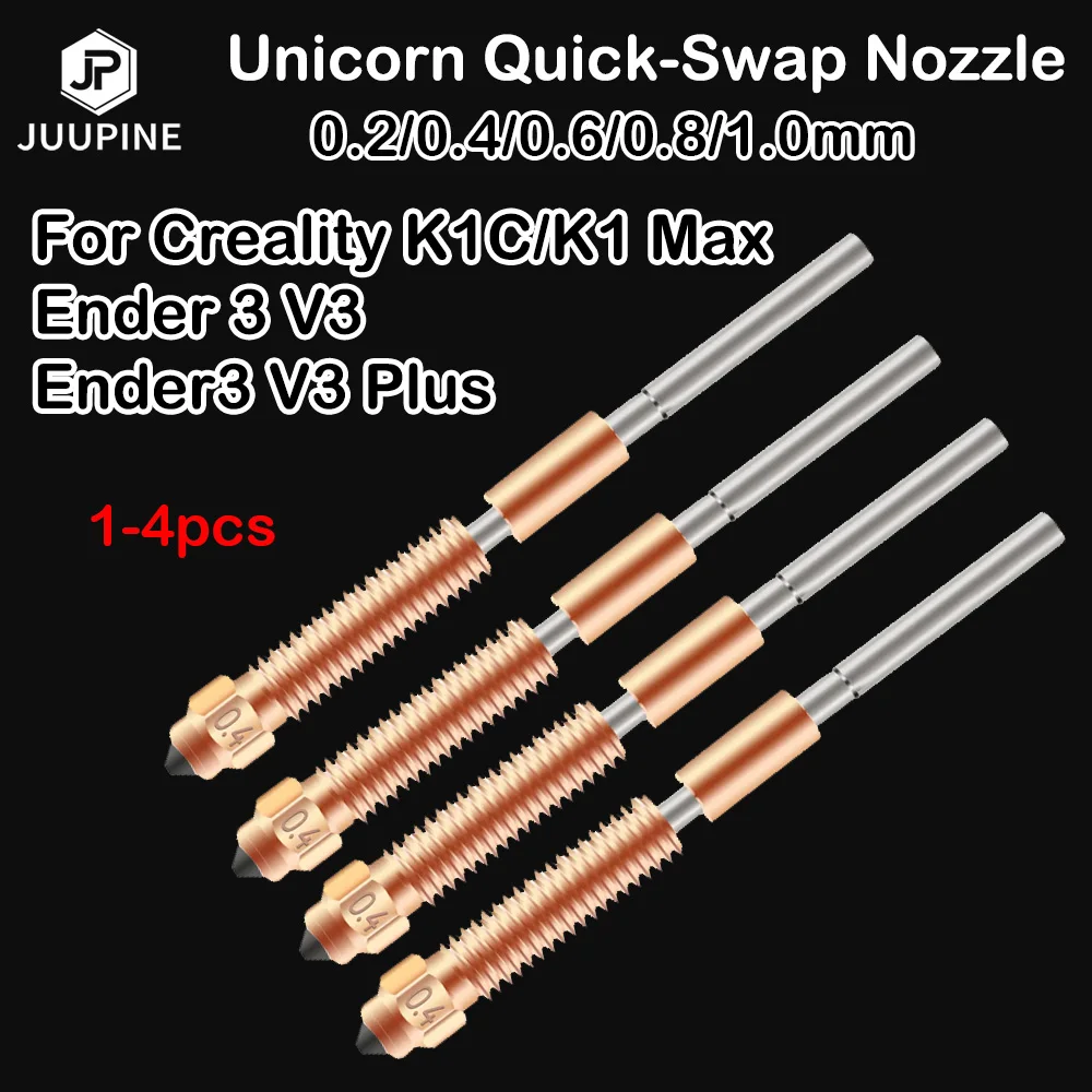 For-Creality-K1c-Nozzle-Creality-K1-Max-Nozzle-4-High-Speed-Upgrade ...