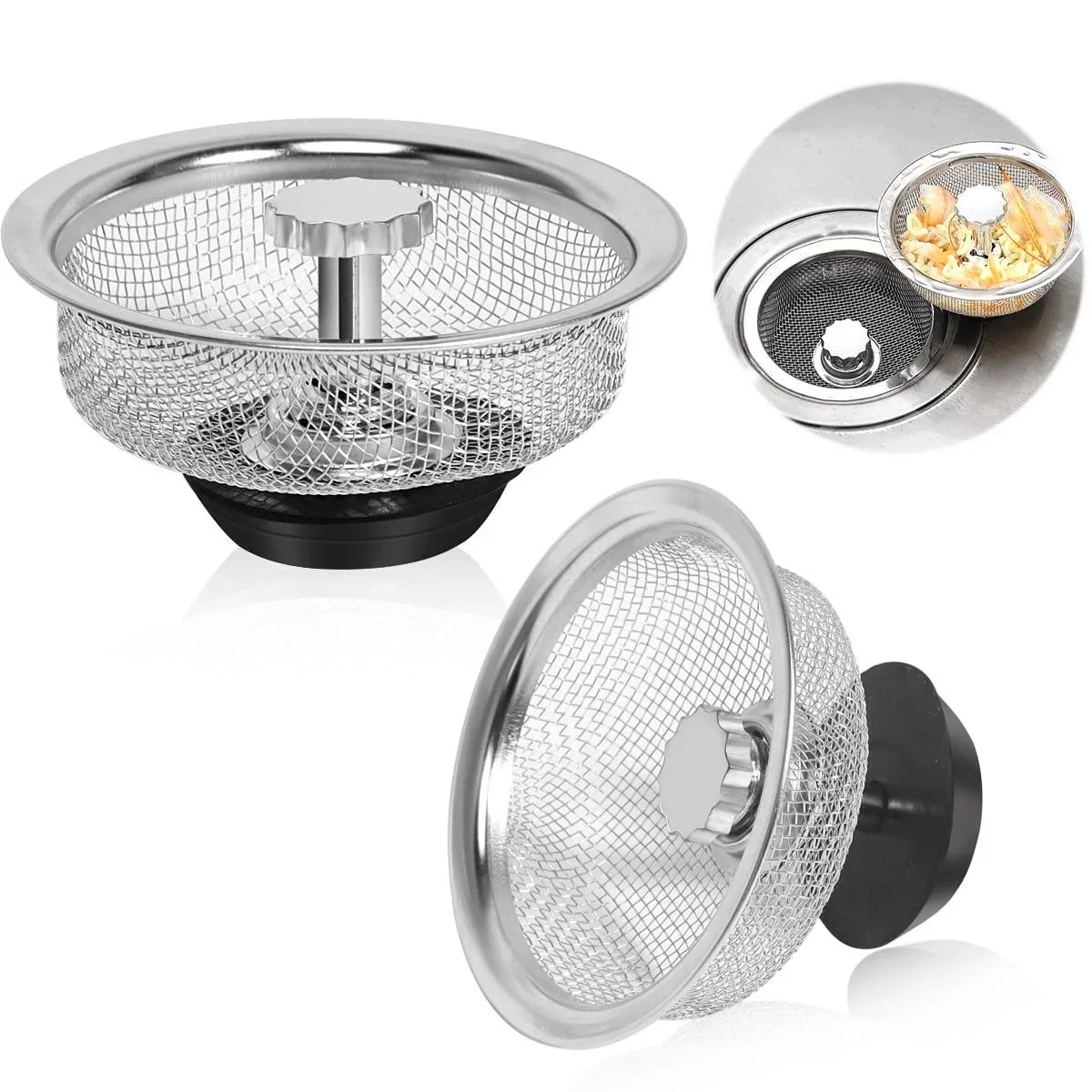 Kitchen-Sink-Filter-Stainless-Steel-Sink-Sewer-Mesh-Strainers-Kitchen ...