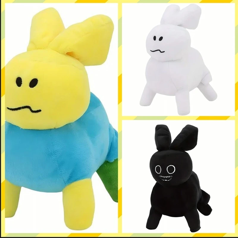Forsaken Gubby Plush Game Black and White Rabbit Plush Toy Doll: Why ...