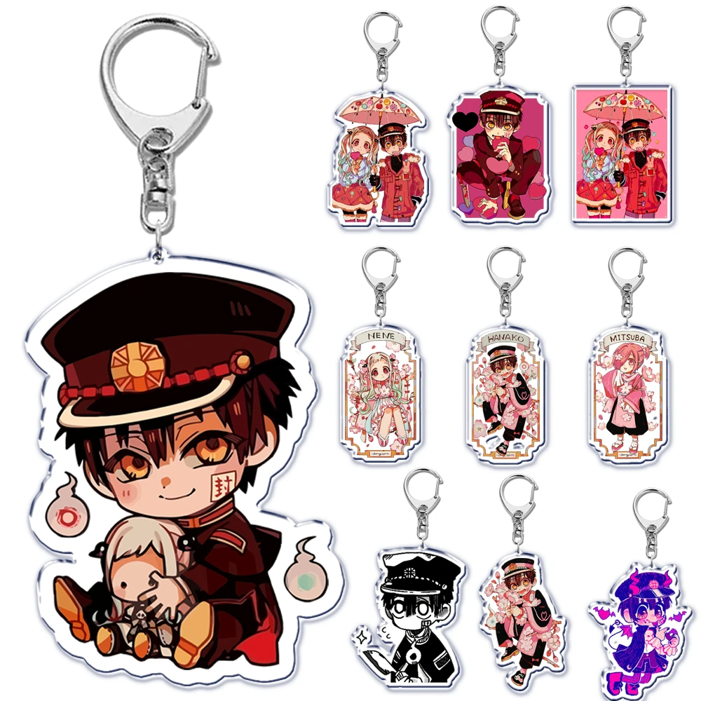 Japan-Anime-Toilet-Bound-Hanako-Kun-Keychain-Romantic-Card-Design ...