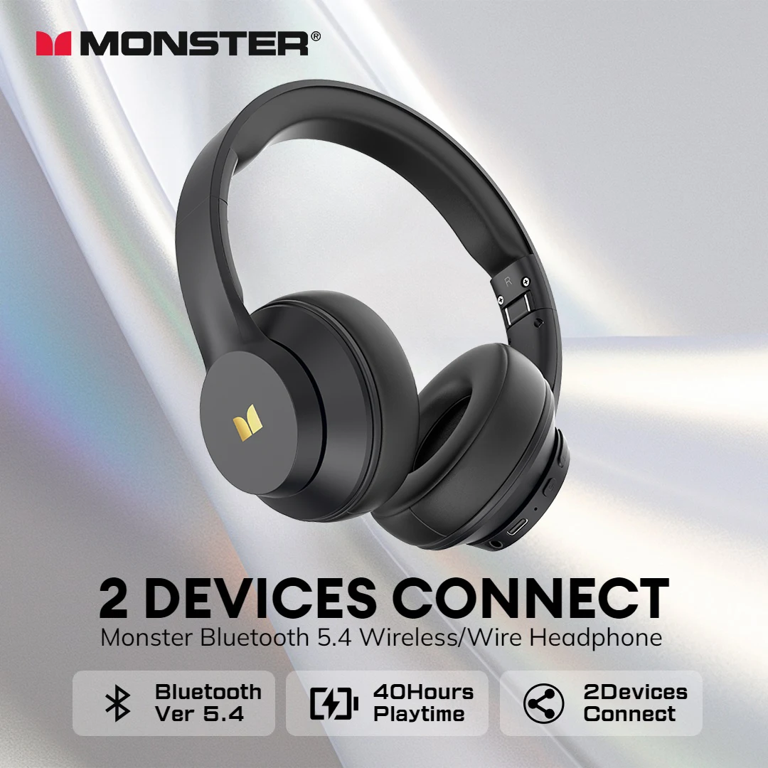 Monster-Mission-100-fone-de-ouvido-sem-fio-Bluetooth-5-4-cancelamento ...