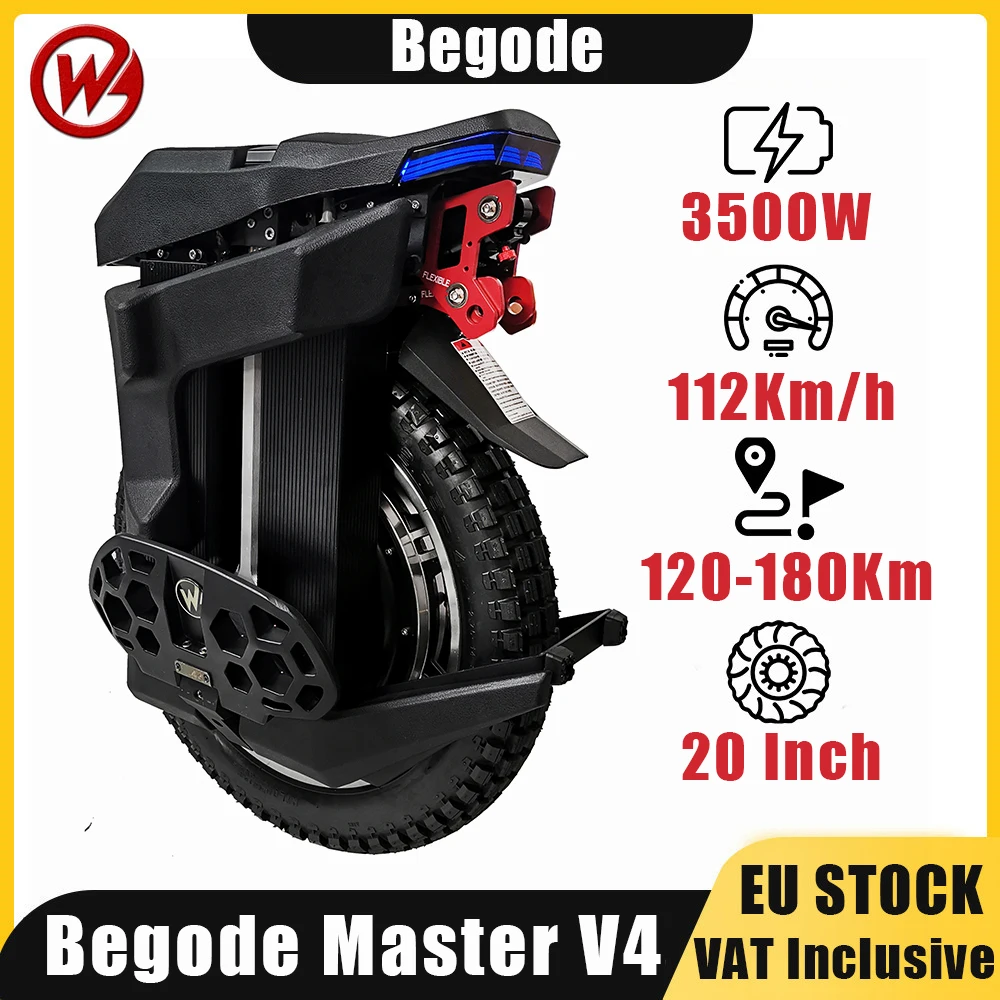 EU-STOCK-Begode-Master-V4-Electric-Unicycle-134V-2400Wh-50S-Samsung ...