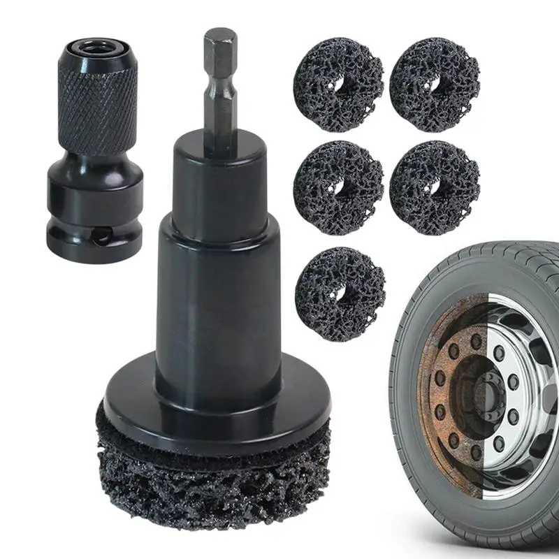Hub Cleaning Tool Brake Hub Resurfacing Kit Portable Rust Remover ...