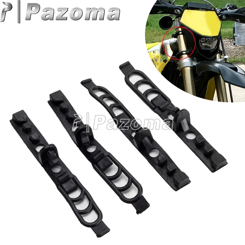 30-43mm-Fork-Motorcycle-Headlight-Mounting-Rubber-Straps-For-Dirt-Bike ...