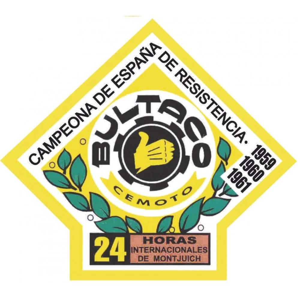 Classic-motorbike-compatible-sticker-Laurel-BULTACO-24-Hours ...