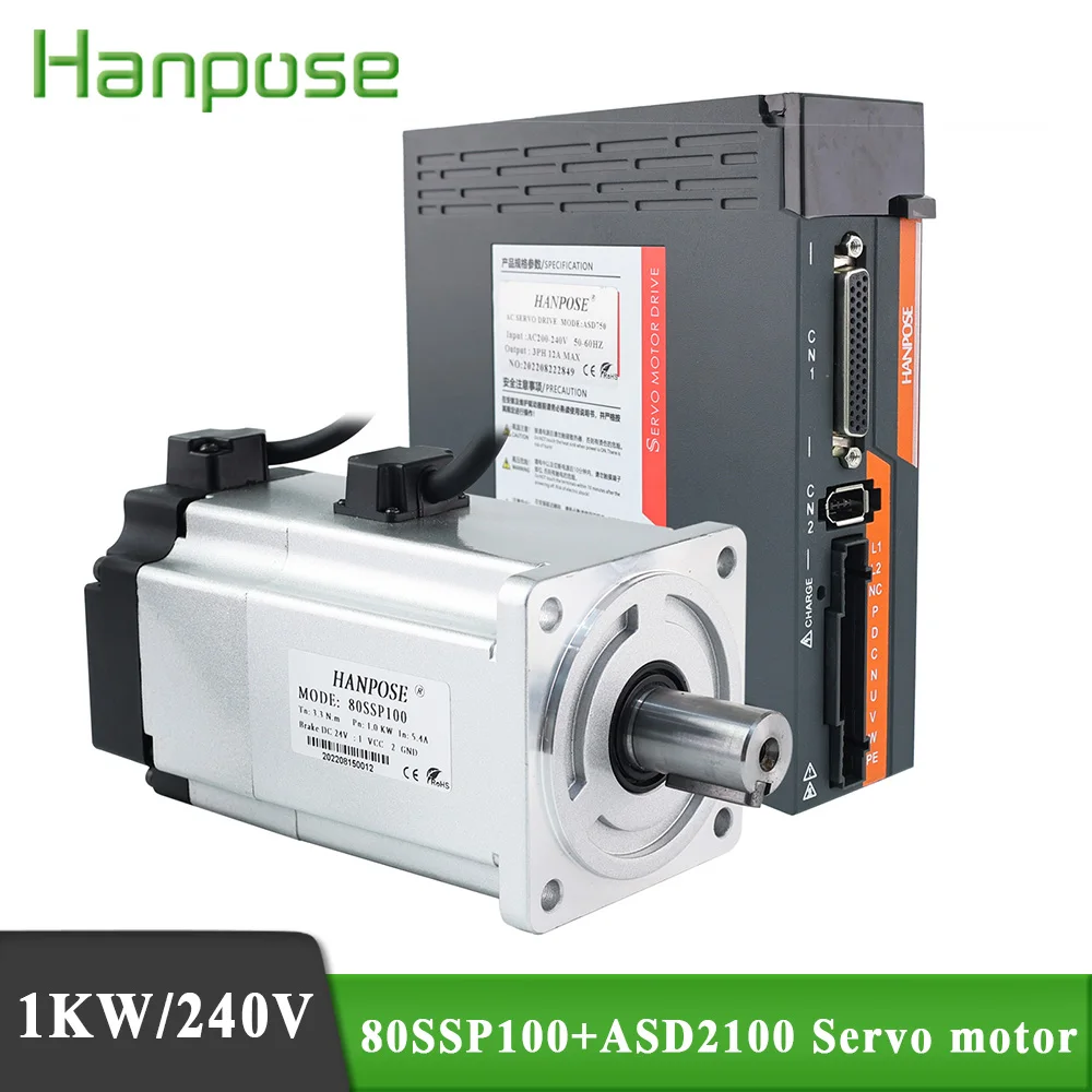 Kit-servomotore-1000W-80-ssp100-con-freno-5-4A-3-3N-m-ASD2100 ...