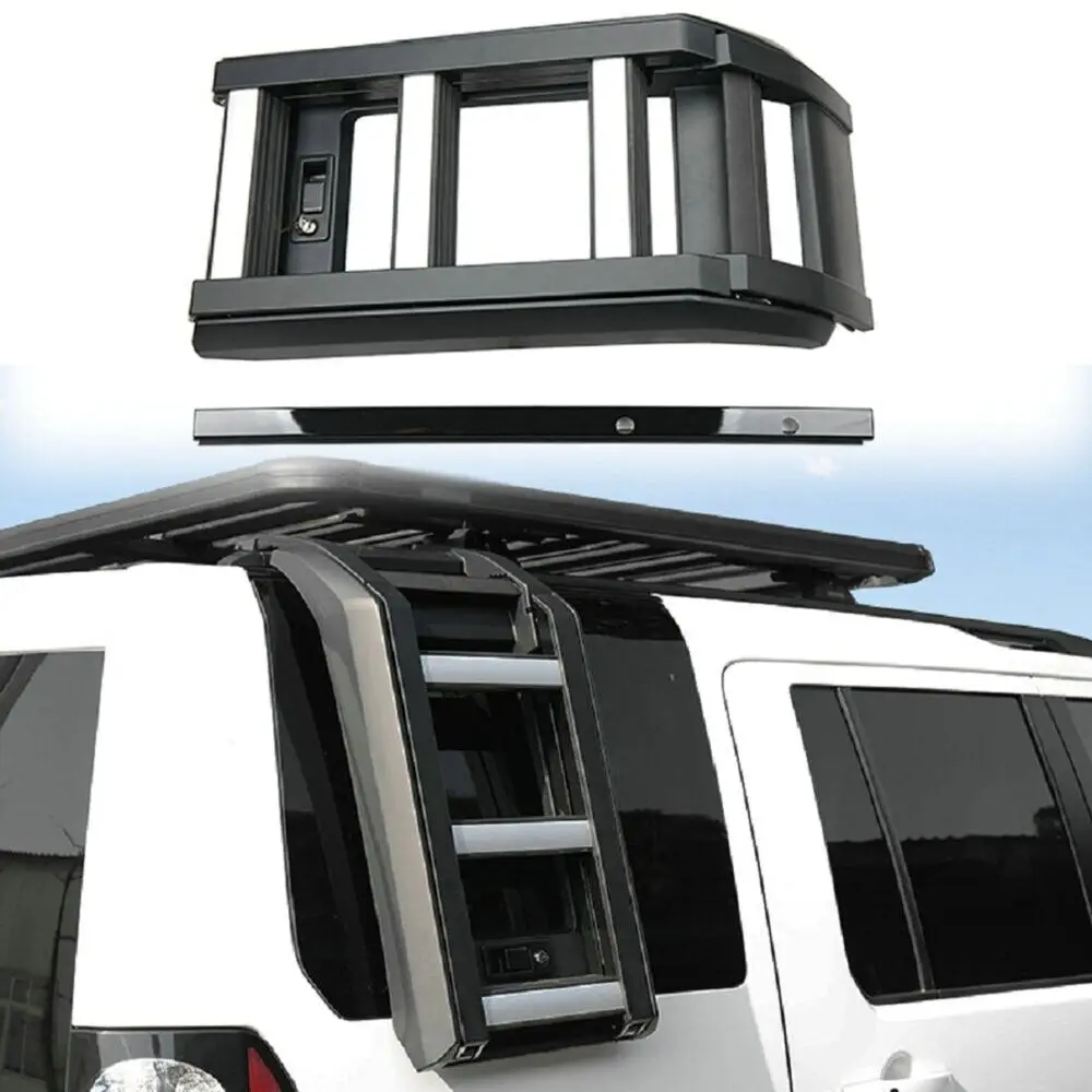 High-Quality-Foldable-Liftable-Ladder-Roof-Rack-Access-Fits-For-LR ...