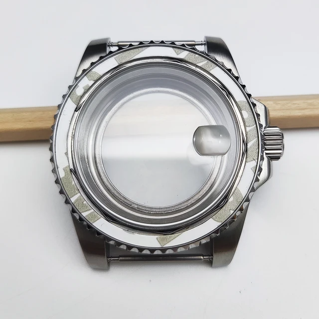 40mm Men's Watch Case Watches Accessories Stainless Steel Case for NH35 ...