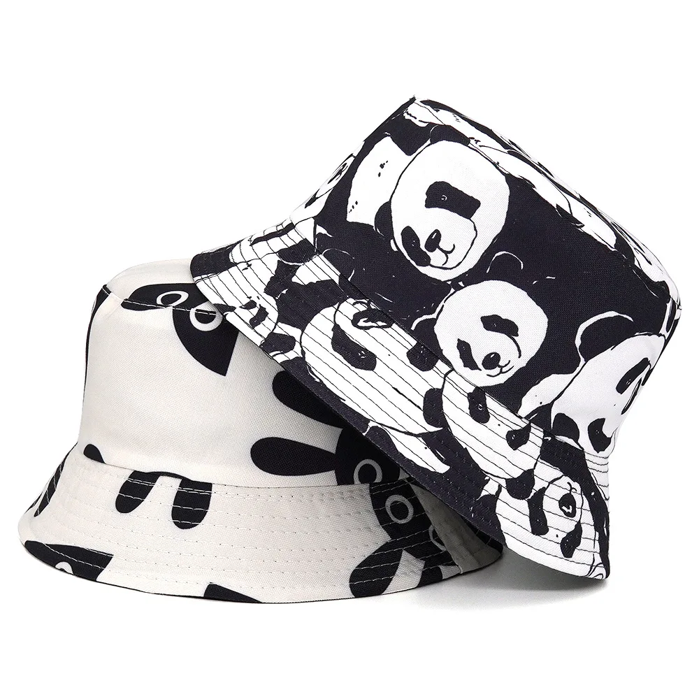 Two-Side-Reversible-Letter-Beer-Bucket-Hat-Unisex-Printing-Hip-Hop-Hat ...