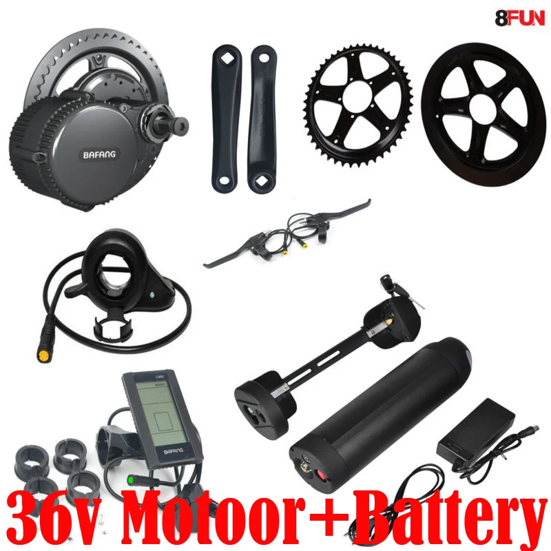 Bafang Motor BBS01 BBS02 36V 500W Mid Drive Motor 8fun Electric Bike ...