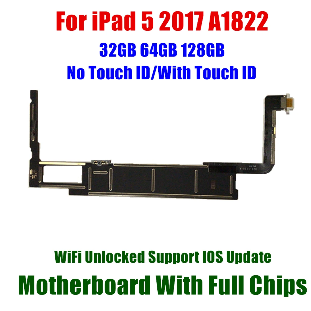 32GB-128GB-2017-9-7inch-for-iPad-5-Motherboard-with-Touch-Logic-Board ...