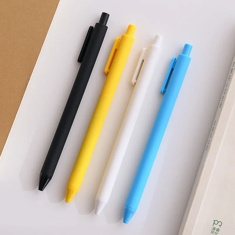 1Pcs-Lot-KACO-PURE-0-5mm-Black-Ink-Refill-Gel-Pen-Candy-Color-Barrel ...