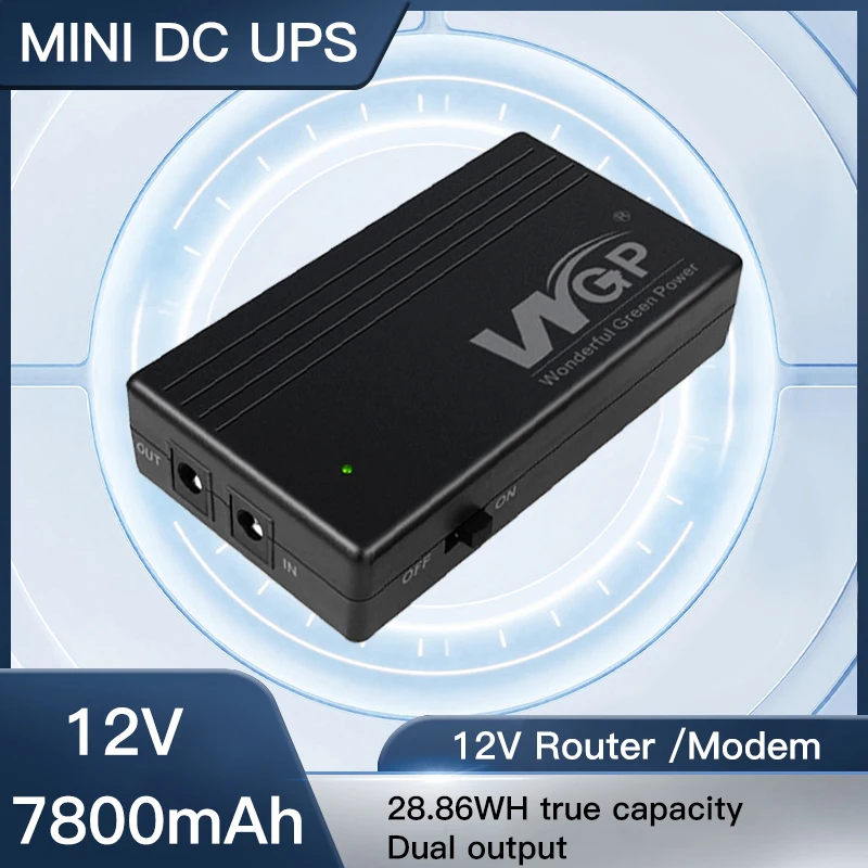 WGP-Mini-UPS-DC-Uninterruptible-Power-Supply-7800mAh-built-in-Battery ...