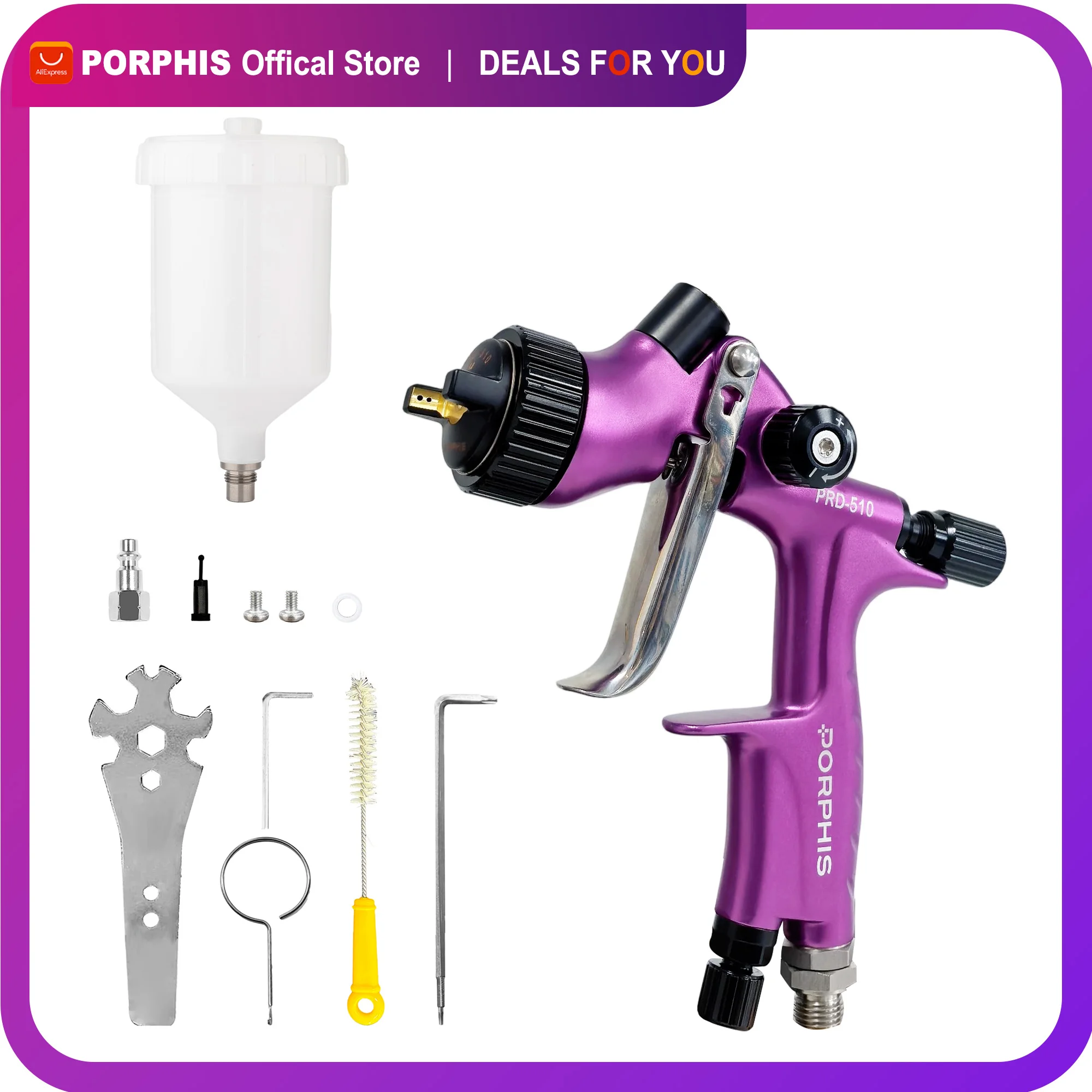 Porphis LVLP Spray Gun PRD-510: Real-World Performance for Automotive ...