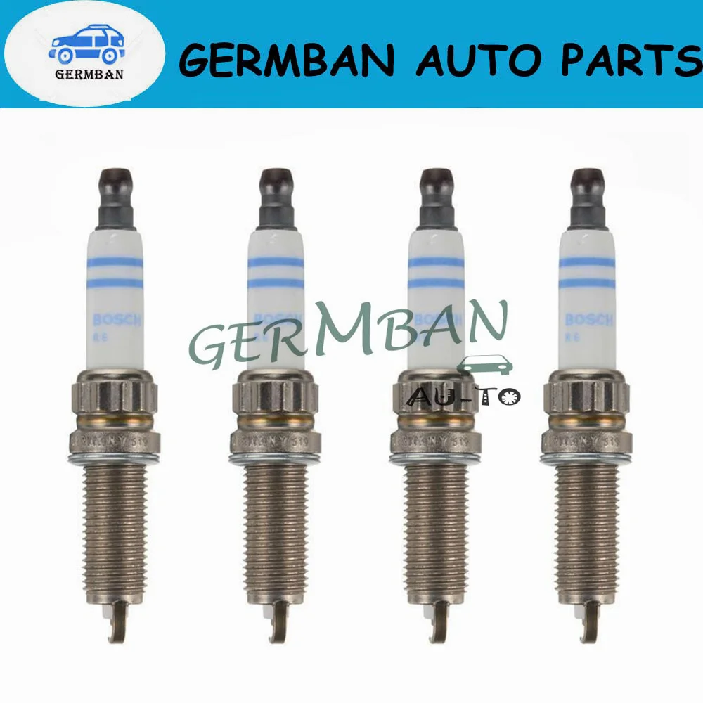 12122158165 Wire Set of 4 Platinum Spark Plugs For Mini F55 F56 R55 R56 ...