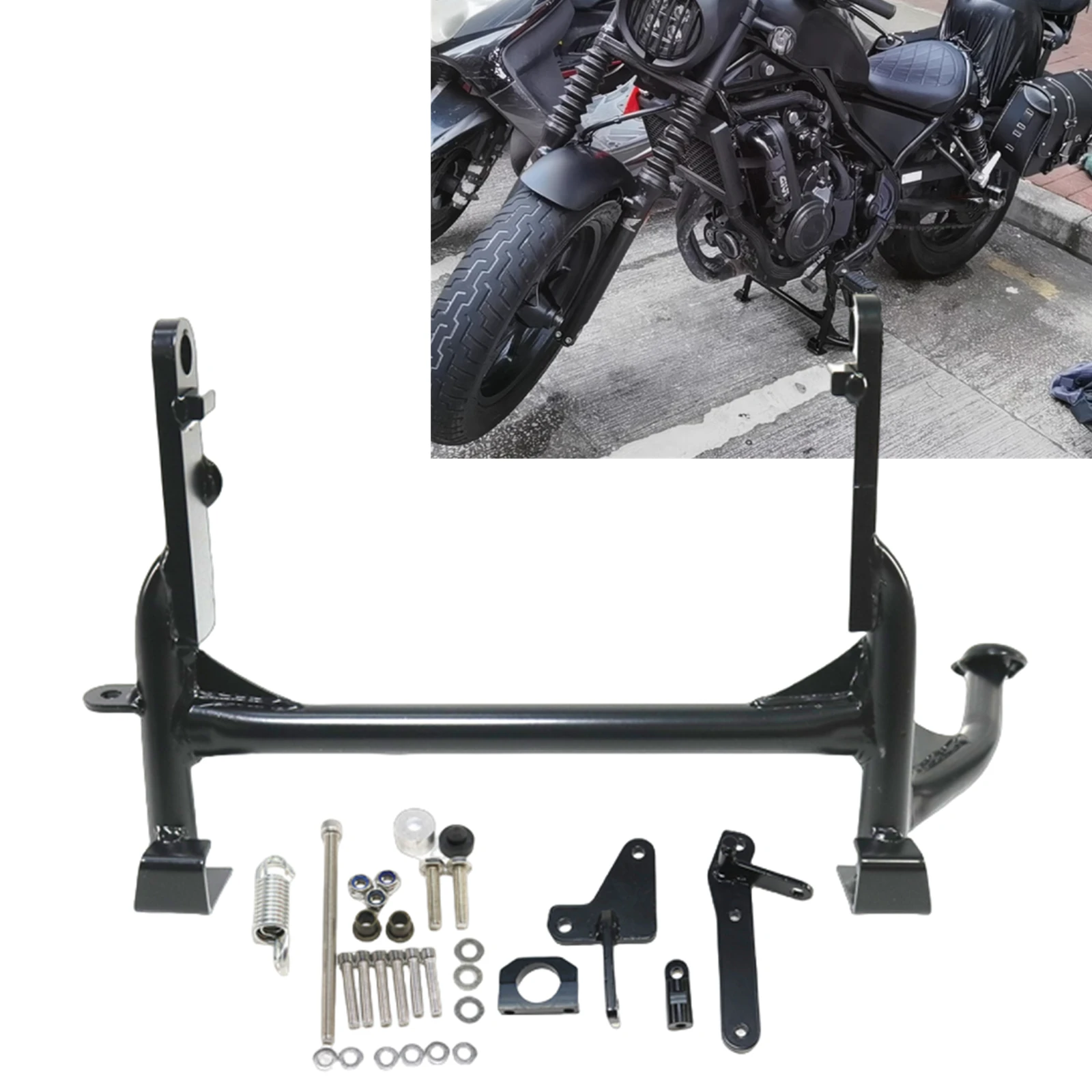 Motorcycle Center Kickstand Stand Holder Support Bracket For Honda ...