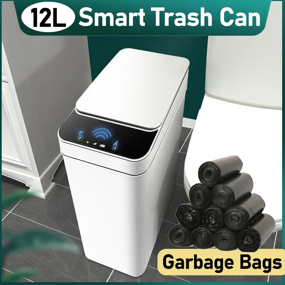 12L-Smart-Trash-Can-Automatic-Touchless-Garbage-Can-Kitchen-Bedroom-Trash-Bin-Toilet-Smart ...