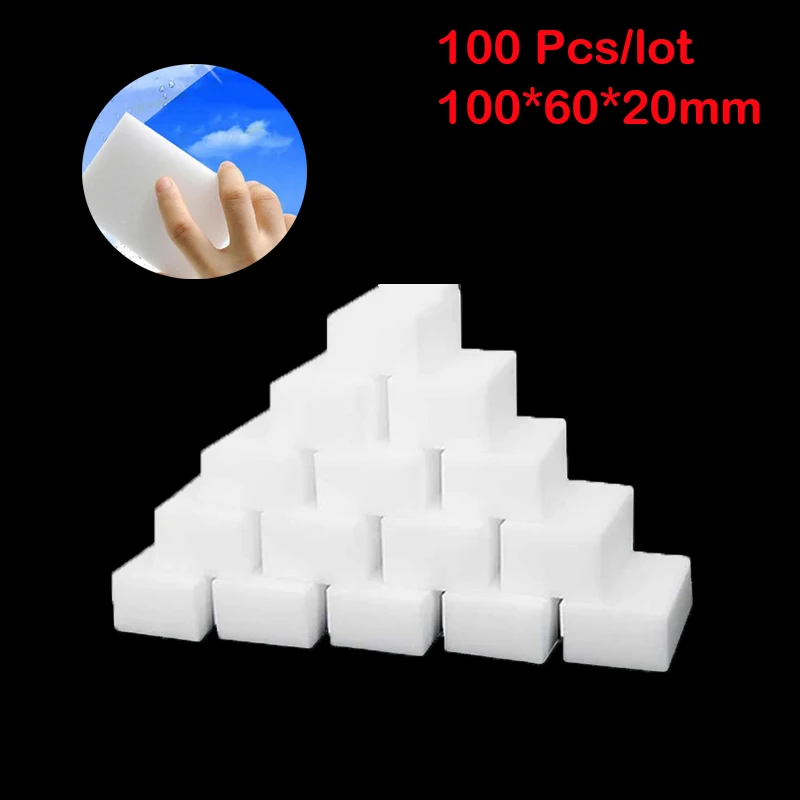 100pcs-Melamine-Sponge-Magic-Sponge-Eraser-Melamine-Cleaner-for-Kitchen ...