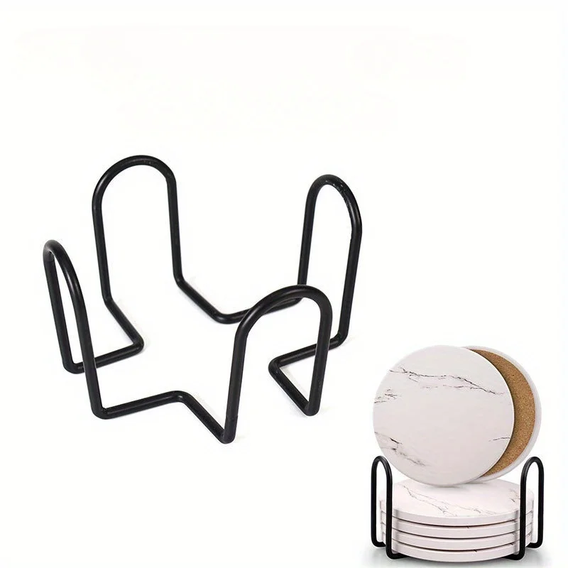 Metal-storage-rack-iron-wire-coaster-storage-rack-ceramic-coaster-rack ...