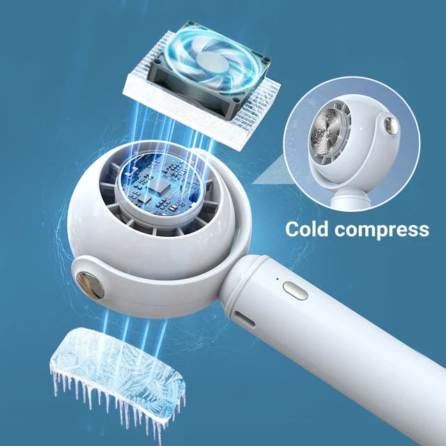 Xiaomi Semiconductor Cooling Ice Coated Handheld Air Conditioner Fan ...