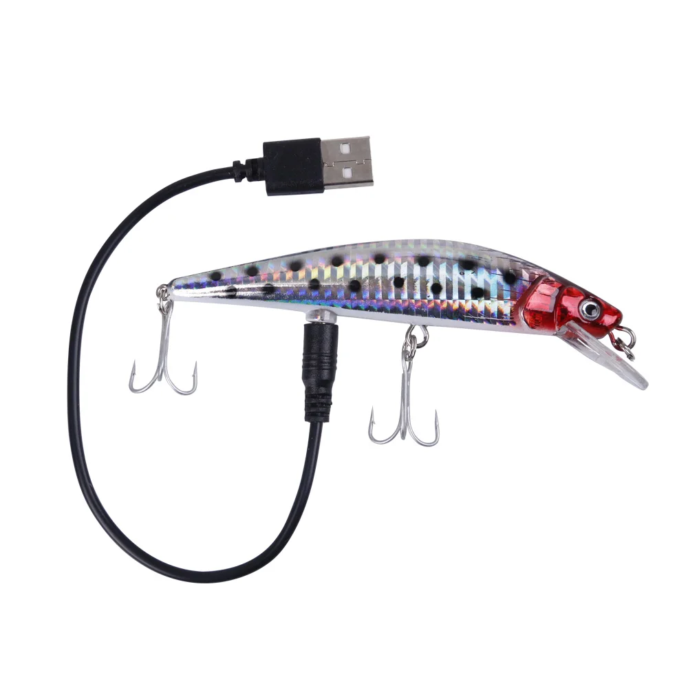 Fishing Bionic Lures Electric Realistic Vibrating Fishing Lure USB ...