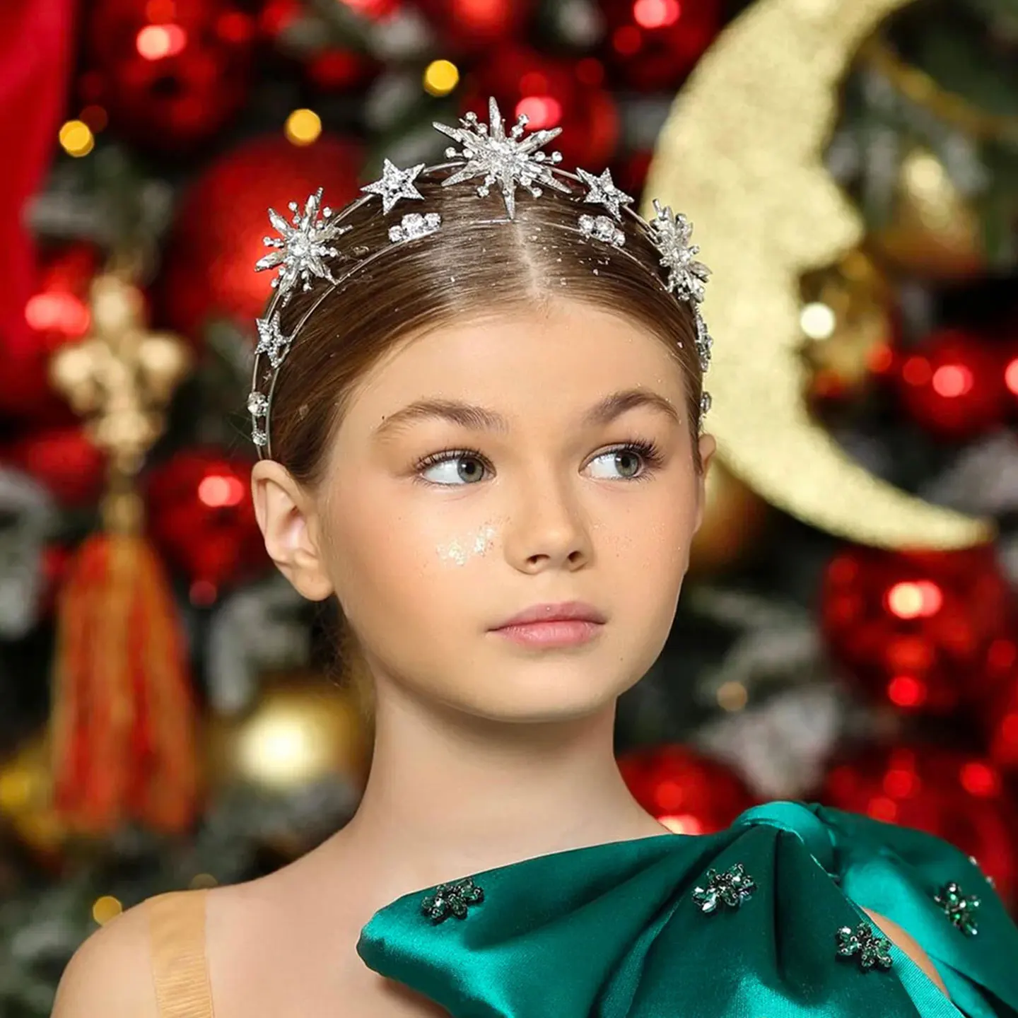 Jill Wish W012 Luxury Child Headgear Princess Crown Headband fairy Head ...
