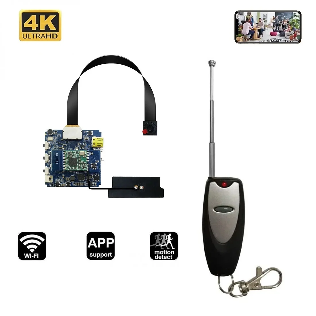 4K-DIY-Camera-X1-Mini-Wifi-Camera-Small-Webcam-Micro-Cam-Security ...