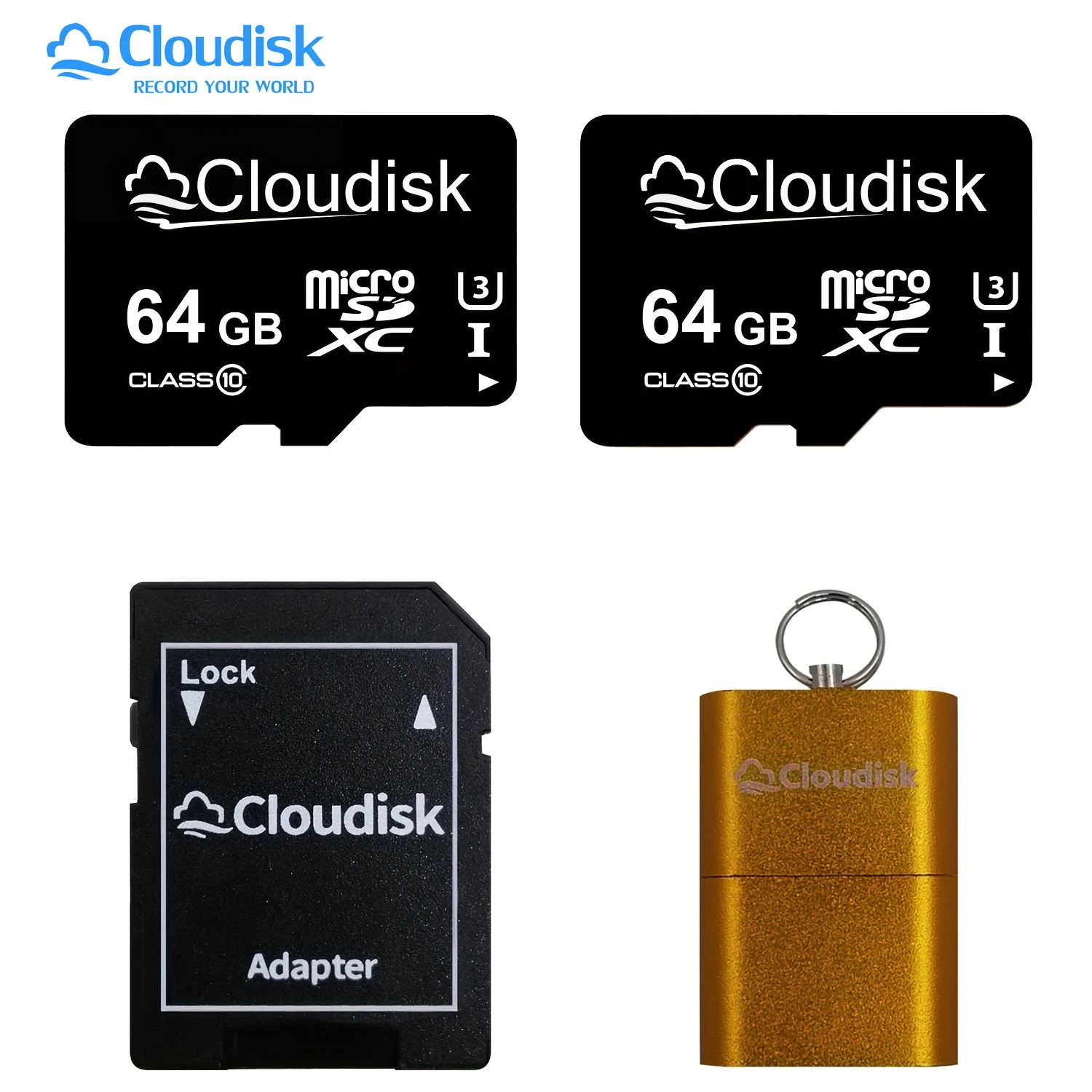 Cloudisk-MicroSD-Card-with-Adapter-Memory-TF-Card-64GB-32GB-16GB-8GB ...