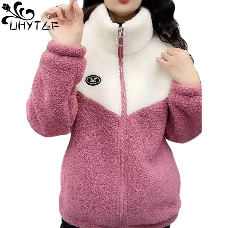 Autumn-Winter-Fleece-Fluffy-Jacket-Women-s-Streetwear-Harajuku-Zipper ...