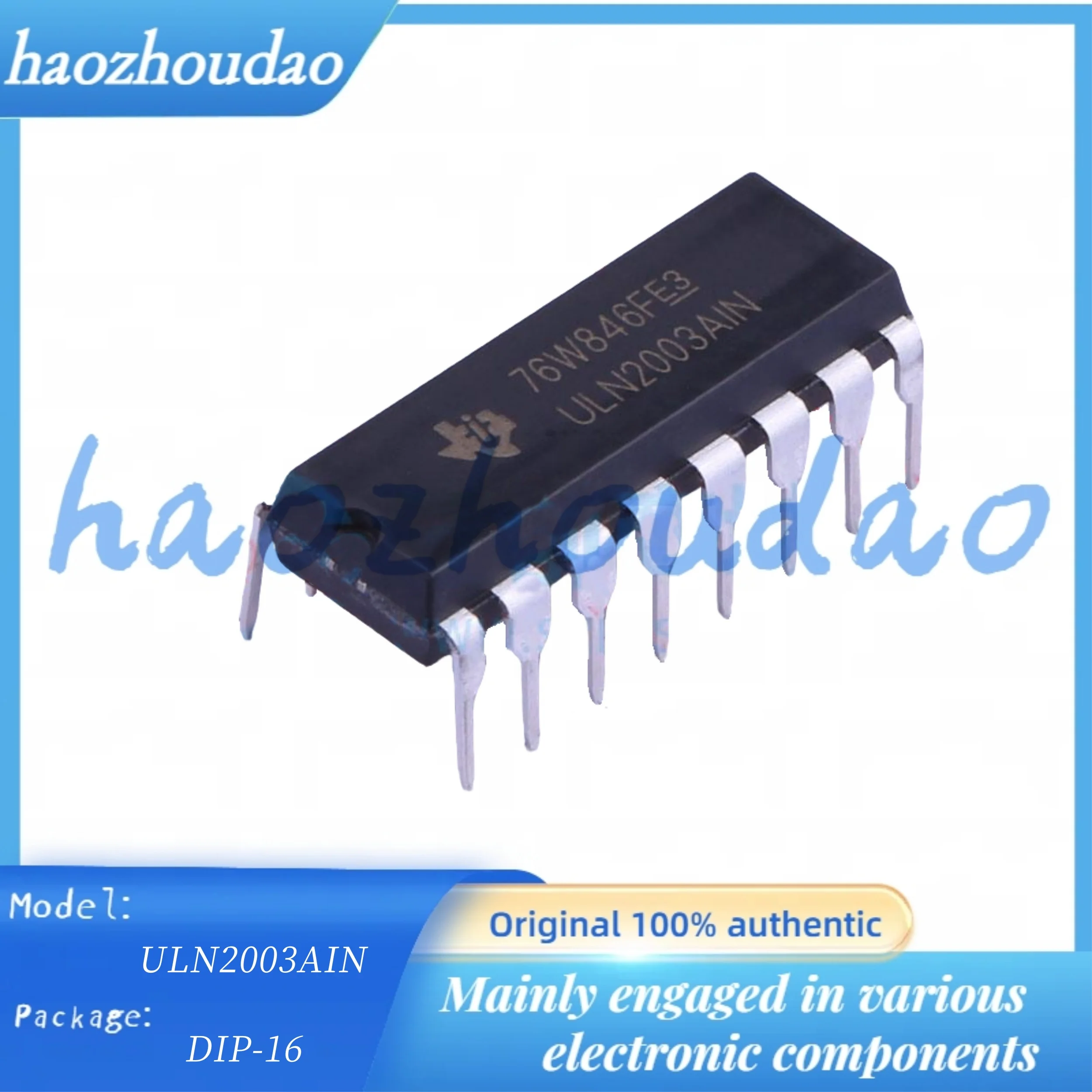 20PCS-ULN2003AN-ULN2003AIN-High-voltage-high-current-Darlington ...