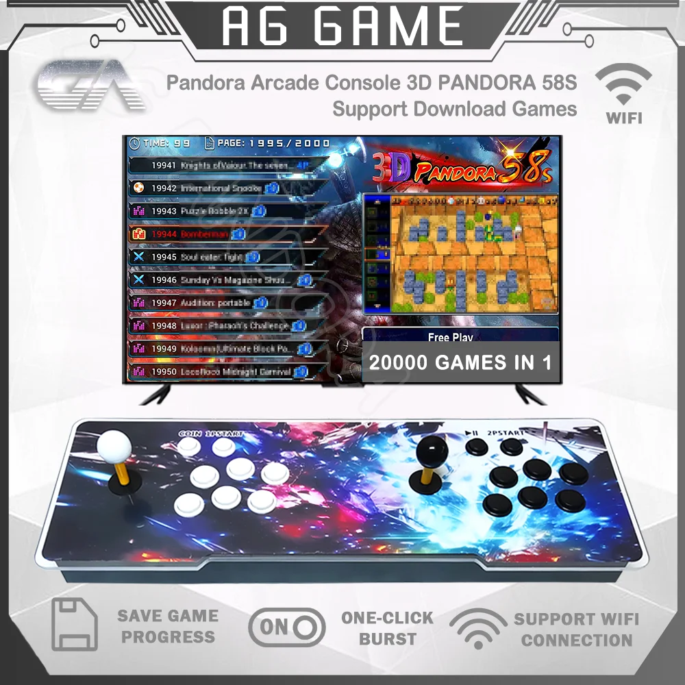 20000-Pandora-Saga-Ex-Home-Arcade-3D-WIFI-Pandora-Dual-Joystick-Arcade ...