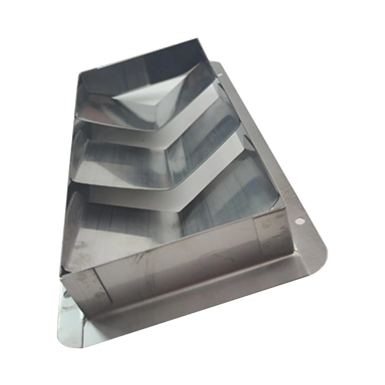Stainless Steel Stamped Louvered Vent 208mmx111mmx26mm Flush Mount 3 ...