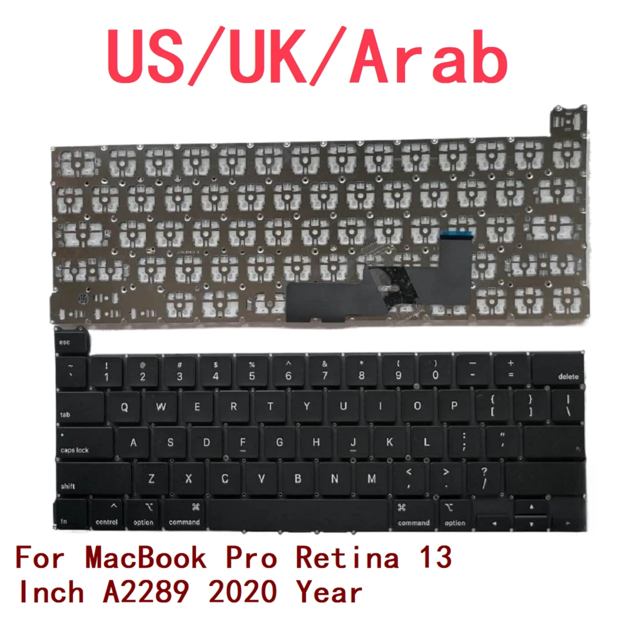 New US UK Laptop Keyboard For Apple MacBook Pro Retina 13 Inch A2289 ...
