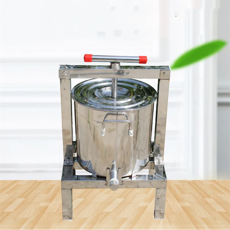 Manual-Stainless-Steel-Press-Machine-For-Fruit-Juice-Honey-Home-Beewax ...