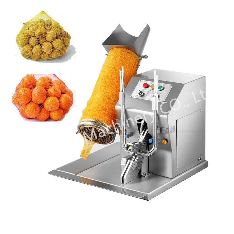 Double Clipper Machine For Packing Vegetable Fruit Garlic Onion Mesh ...