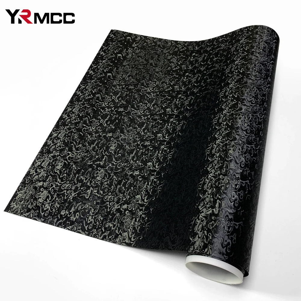 Carbon-Fiber-Film-Motorcycle-Stickers-Black-PET-Vinyl-for-Helmet ...