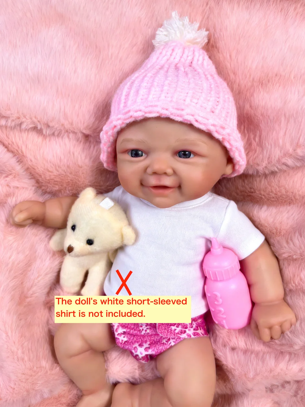 13 Inch Chubby Full Solid Silicone Reborn Baby Doll Vivienne Washable ...