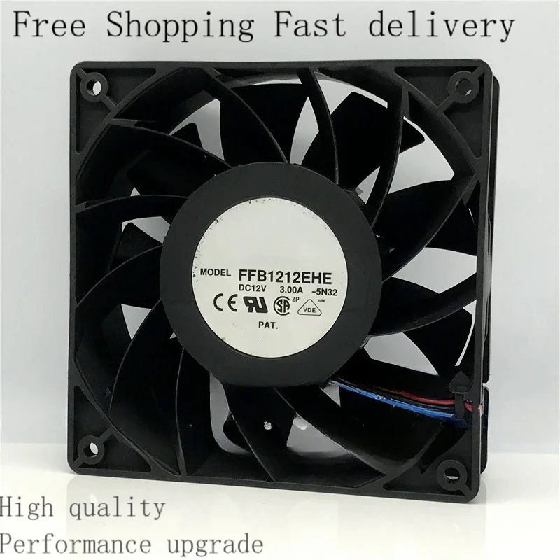 FFB1212EHE-12038-12V-3-0A-MotorCooling-Fan-Brushless-Motor-Case-Fan ...
