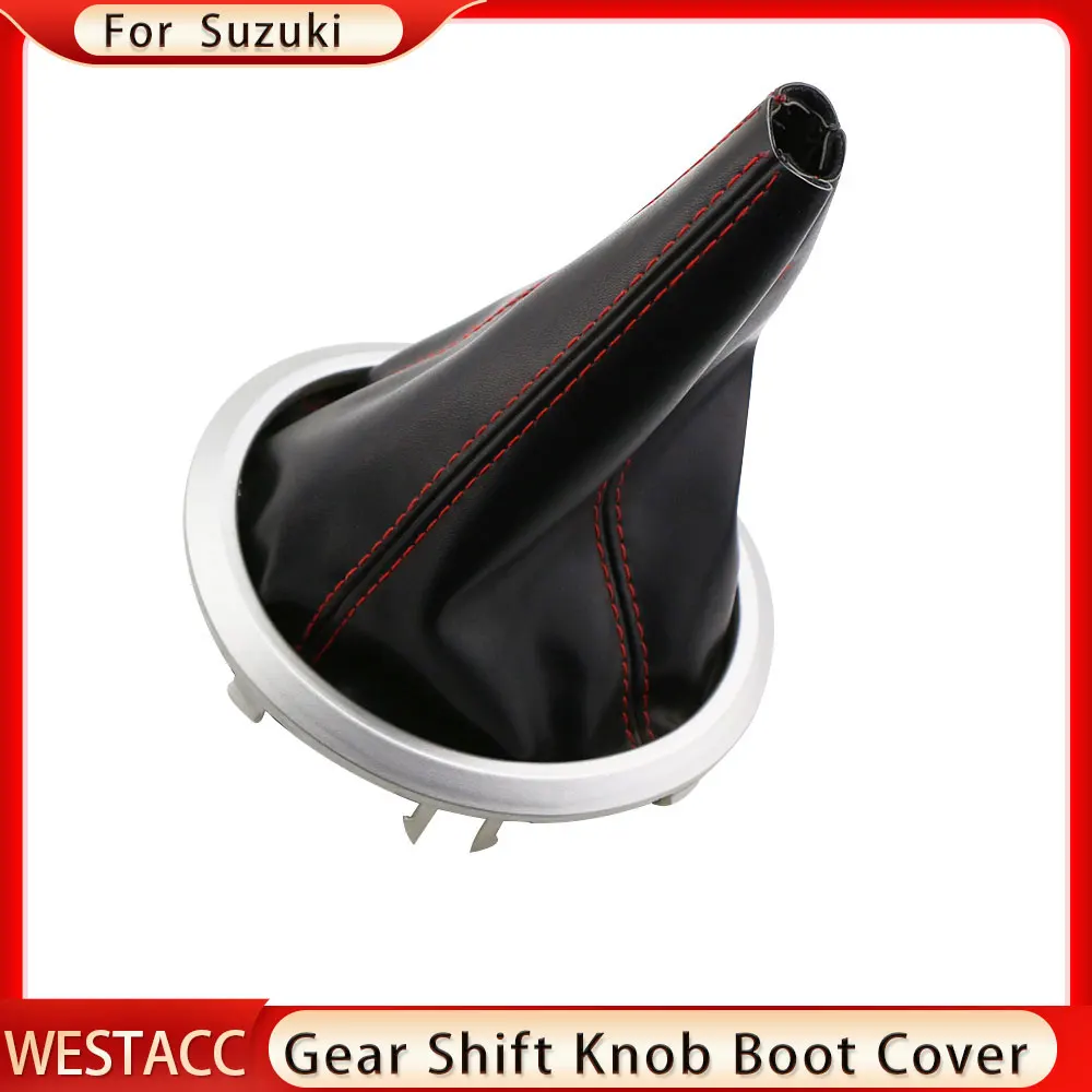 Car Gear Shift Knob Boot Gaiter Dust Cover Collar for Suzuki Swift SX4 ...