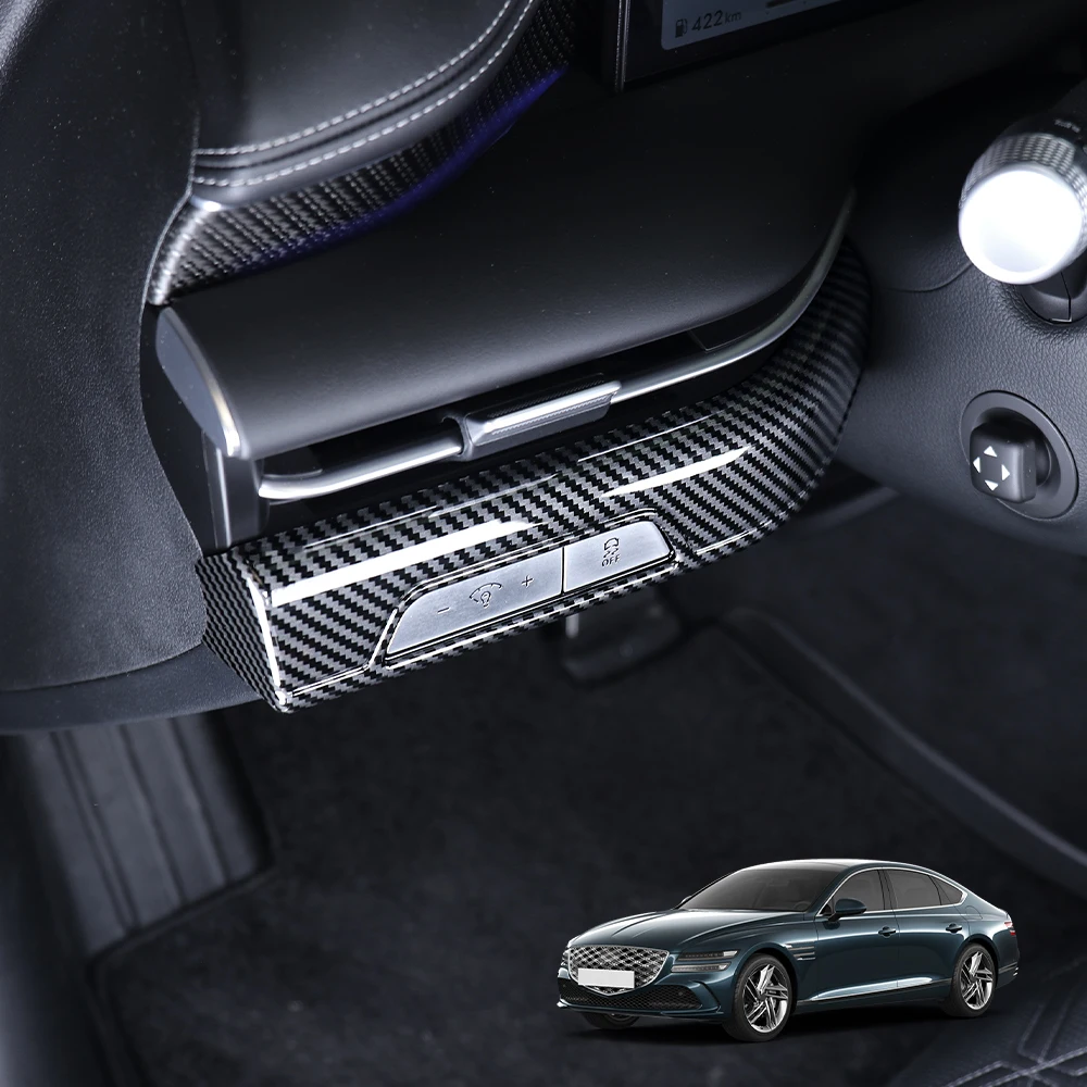 For Genesis G80 RG3 2025 LHD Carbon Fiber Car Interior ABS Headlight ...