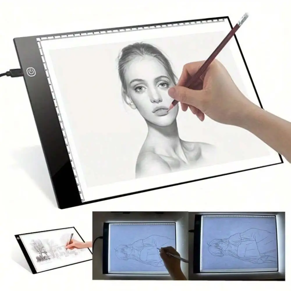 1pc-A4-Digital-Graphics-Tablet-LED-Light-Box-Pad-for-Writing-Painting ...