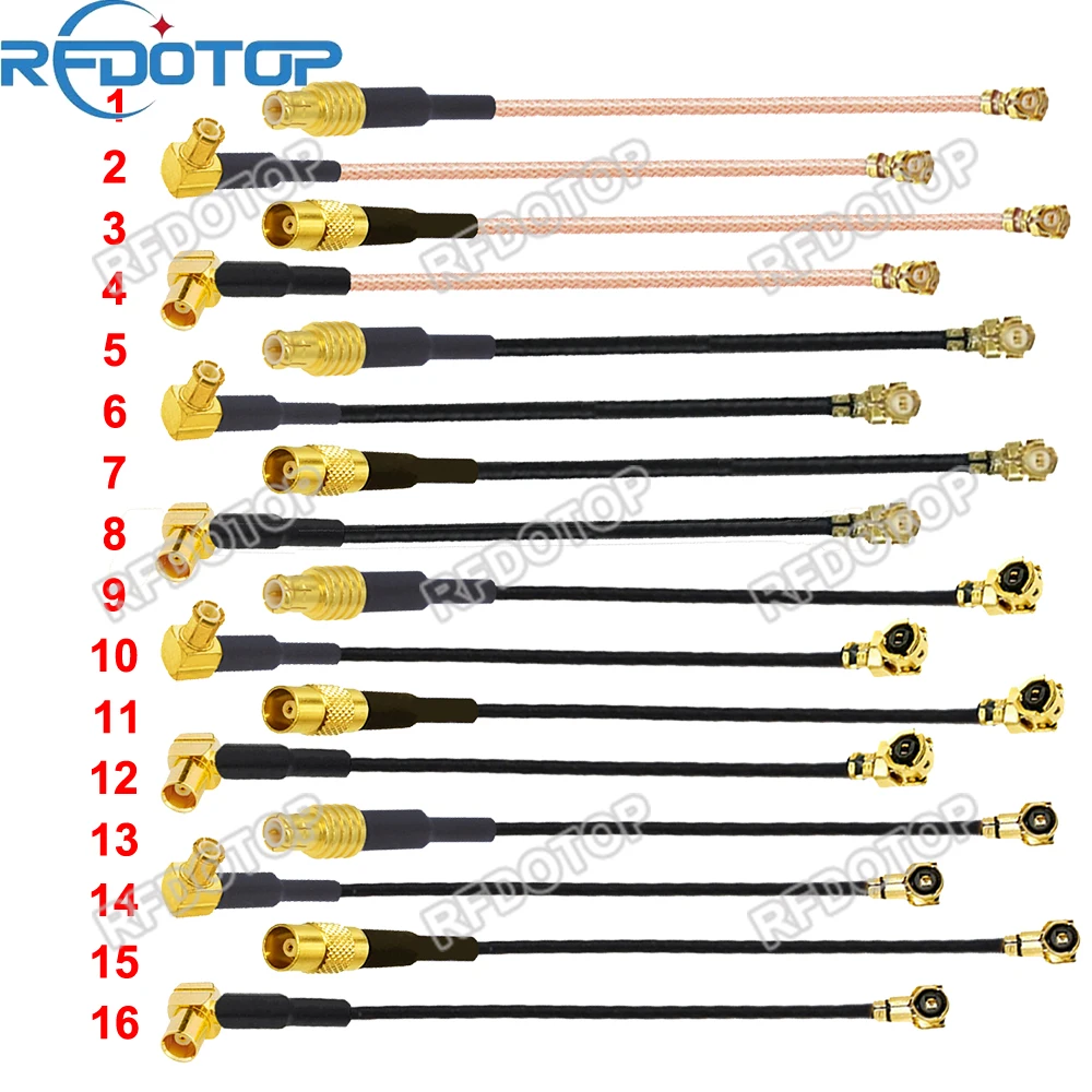 1PCS-MCX-Connector-to-u-FL-MHF-IPX-IPEX-Female-RF-Extension-Pigtail ...