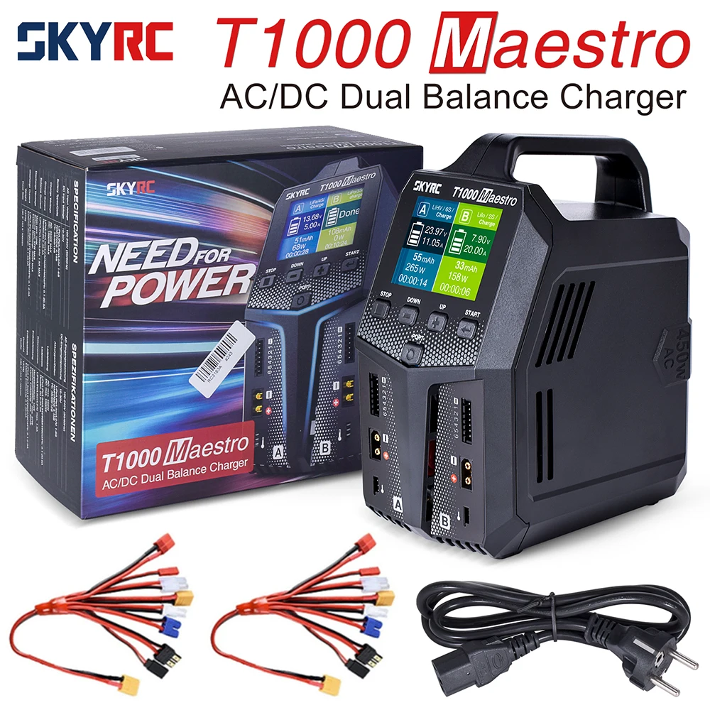SKYRC-T1000-RC-Battery-Charger-for-1-6S-Lipo-Battery-Balance-Charger ...