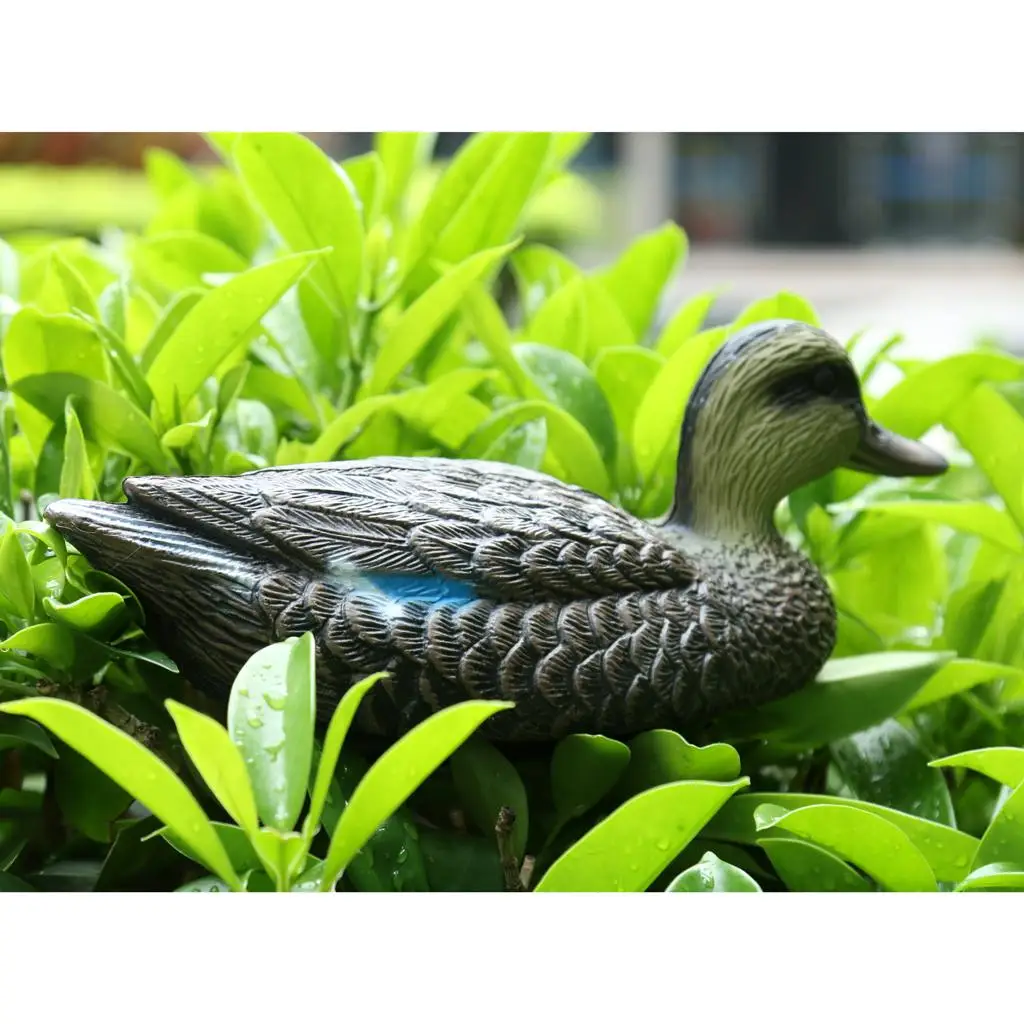 Lifelike Mandarin Duck Decoy Durable Fake Bird Scarecrow 3D Duck ...