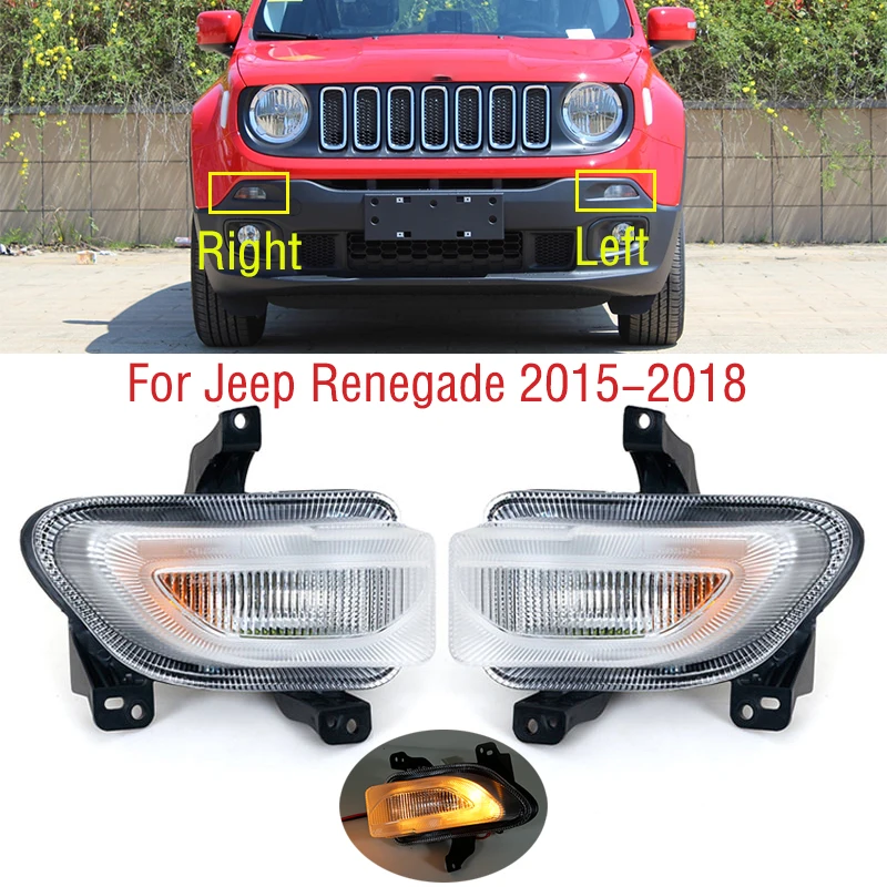 Dla-Jeep-Renegade-2015-2018-przedni-zderzak-samochodowy-DRL-wiat-a-do ...